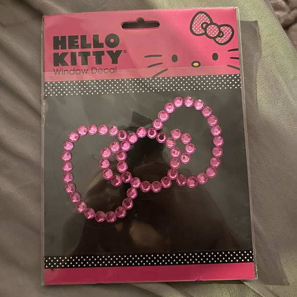 Hello Kitty | Other | New Hello Kitty Bow Window Decal | Poshmark